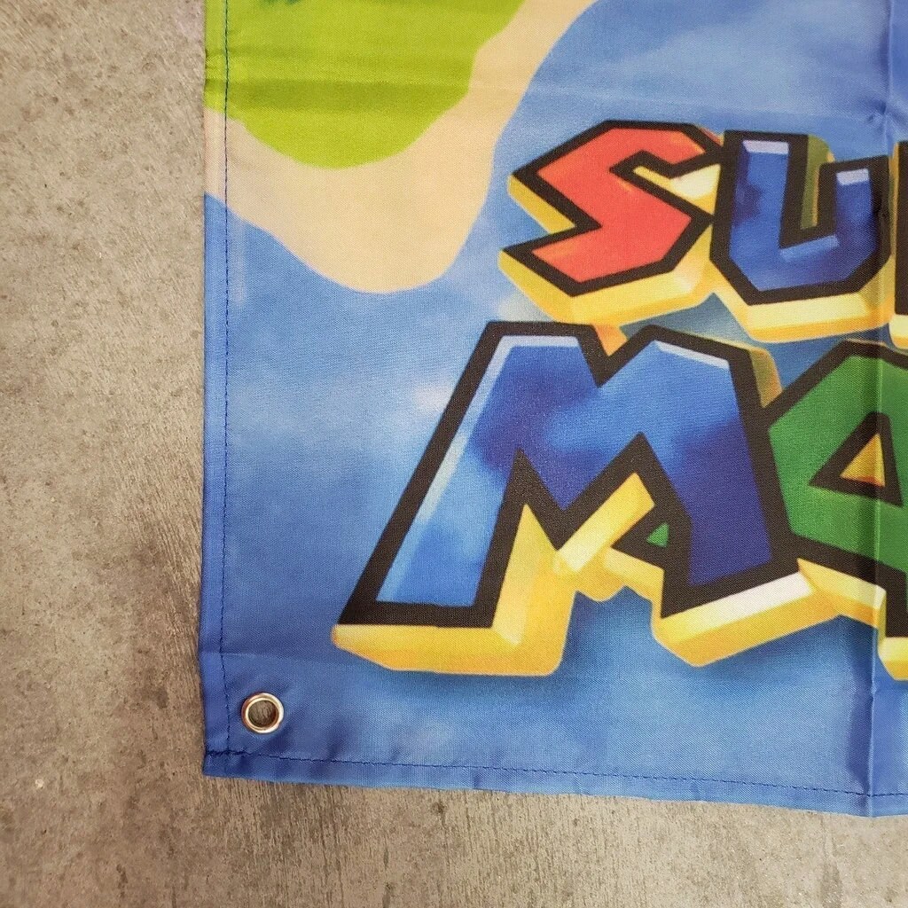 Super Mario 64 Custom Wall Flag Banner Tapestry 2 X 3 Ft, N64 - Etsy