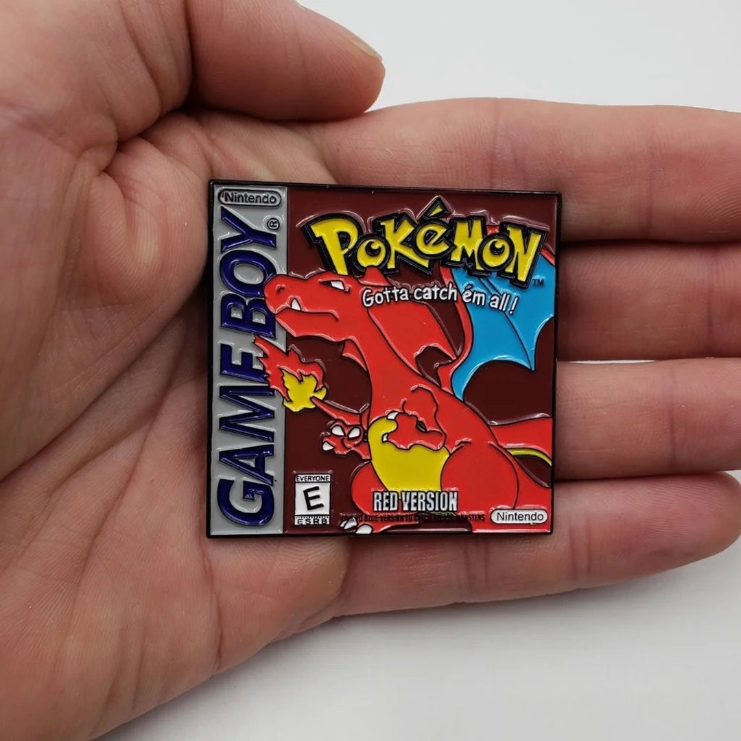 Pokemon Red/blue/yellow Gameboy Cover Art Large Custom Pin - Etsy