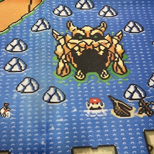 Super Mario World Map Custom Wall Flag Banner Tapestry 2 X 3 Ft, SNES ...