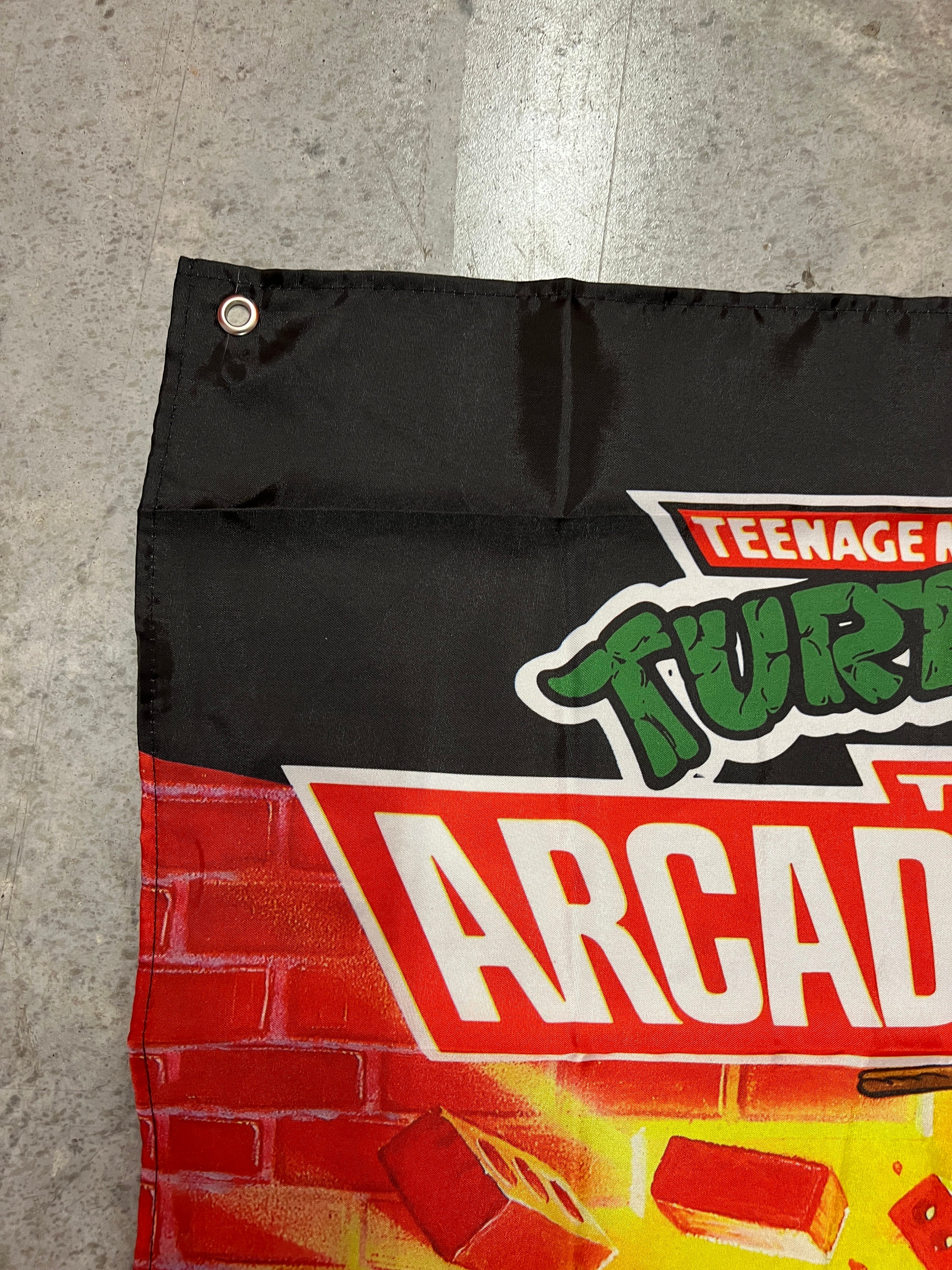 Teenage Mutant Ninja Turtles 2 the Arcade Game Custom Wall Flag Banner ...