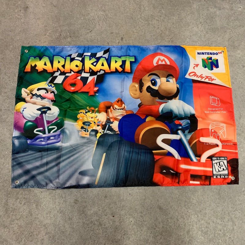 N64 Mario Kart Poster - Etsy