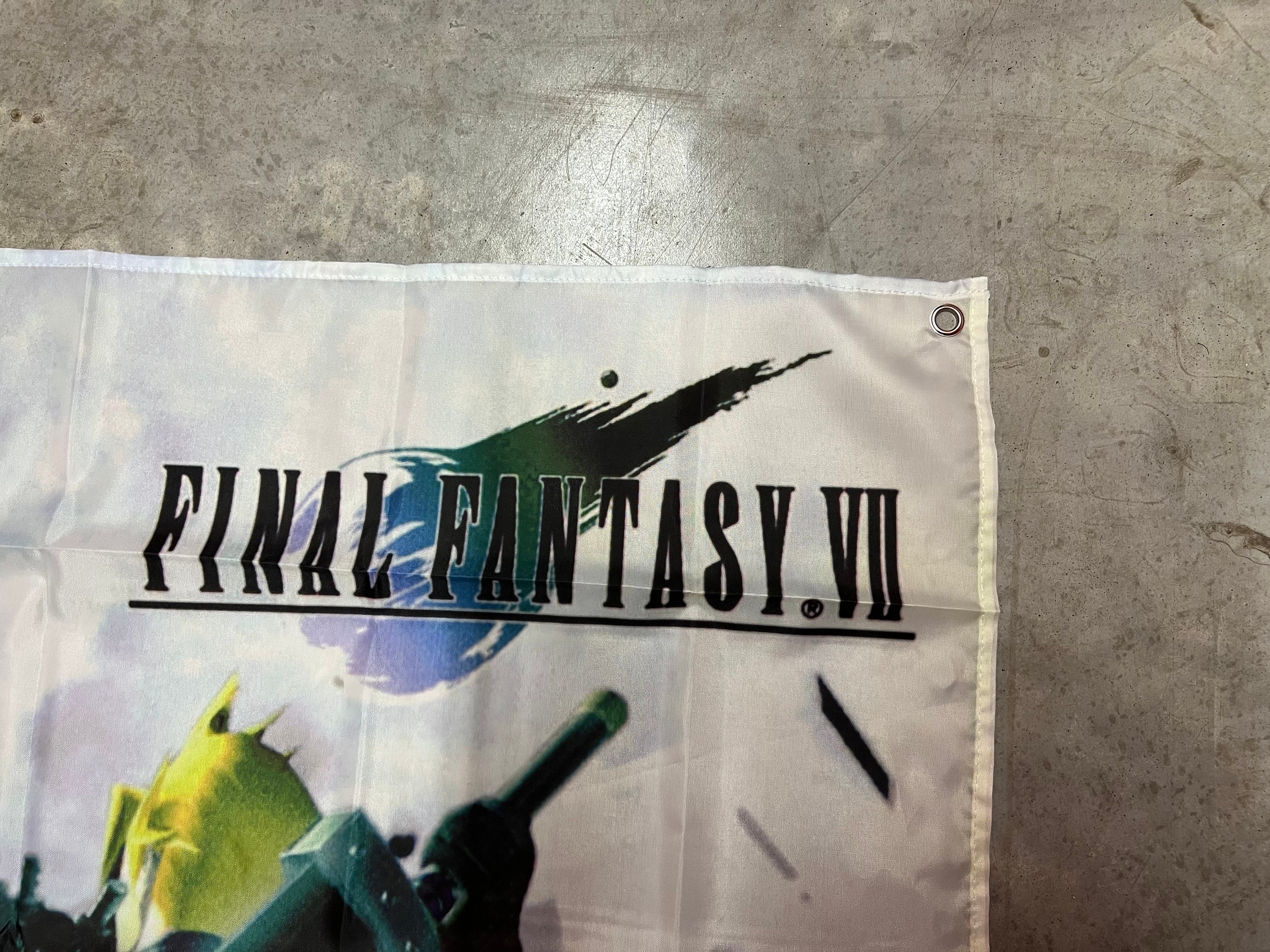 Final Fantasy 7 Custom Wall Flag Banner Tapestry 3 X 3 Ft - Etsy
