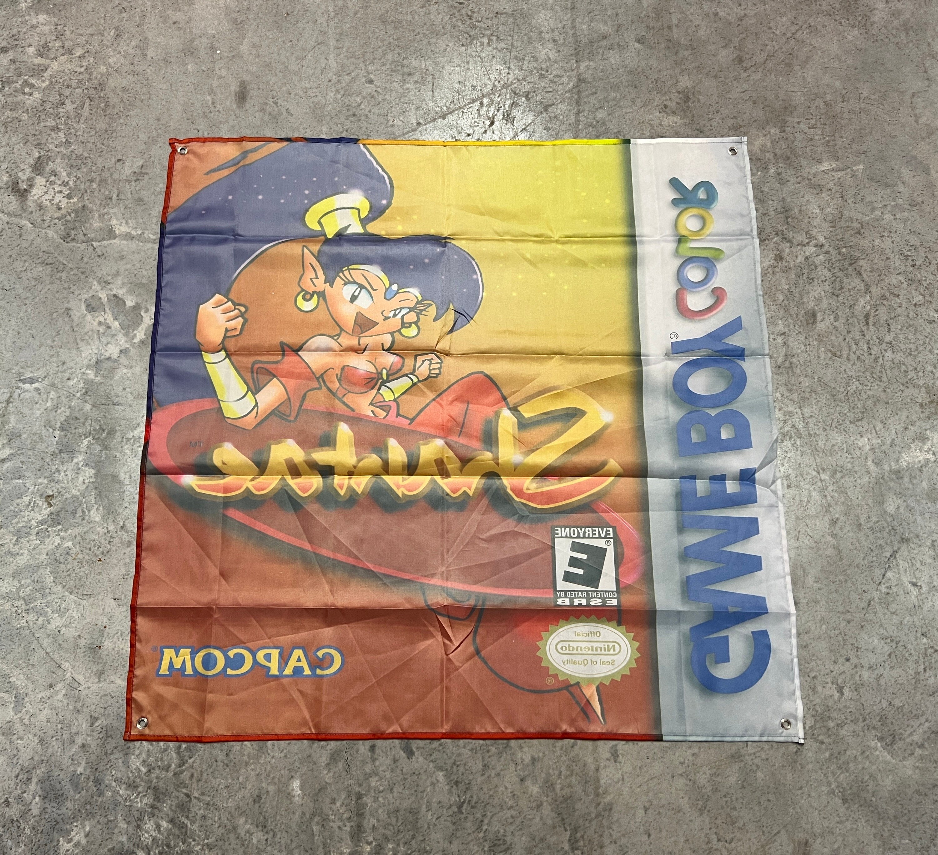 Shantae Custom Wall Flag Banner Tapestry 3 X 3 Ft, GBC, Gameboy Color ...