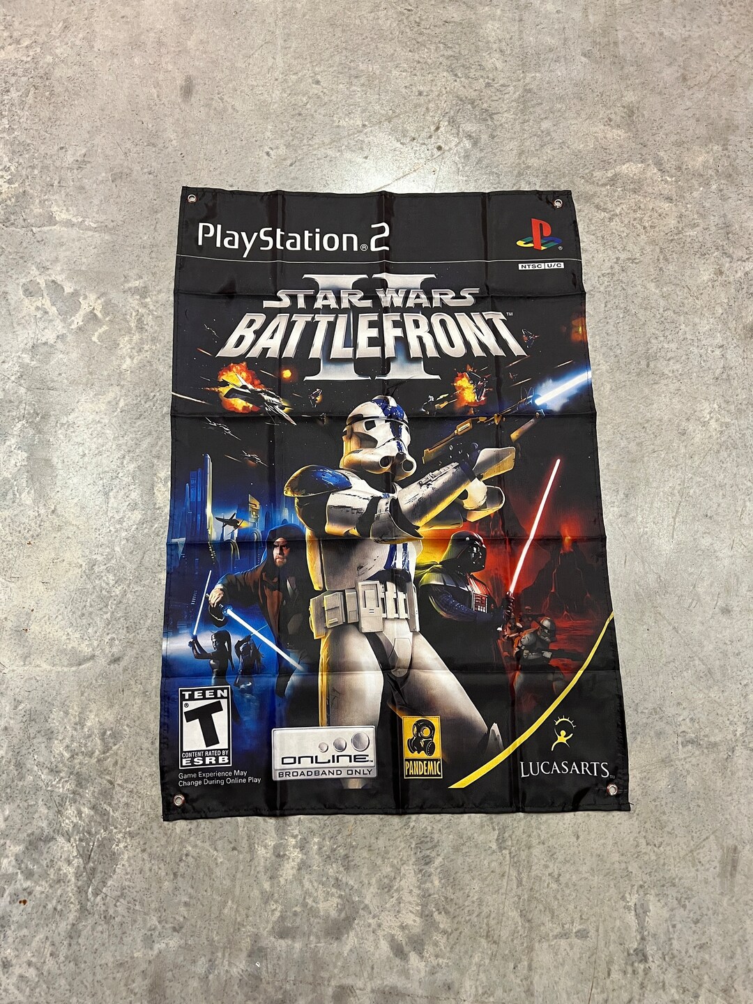 Star Wars Battlefront 2 Custom Wall Flag Banner Tapestry 2 X 3 Ft, PS2 ...