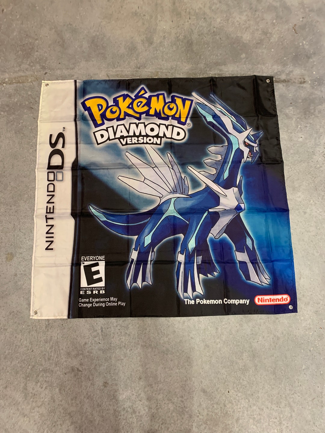 Pokemon Diamond Version Custom Wall Flag Banner Tapestry 3 X 3 Ft ...