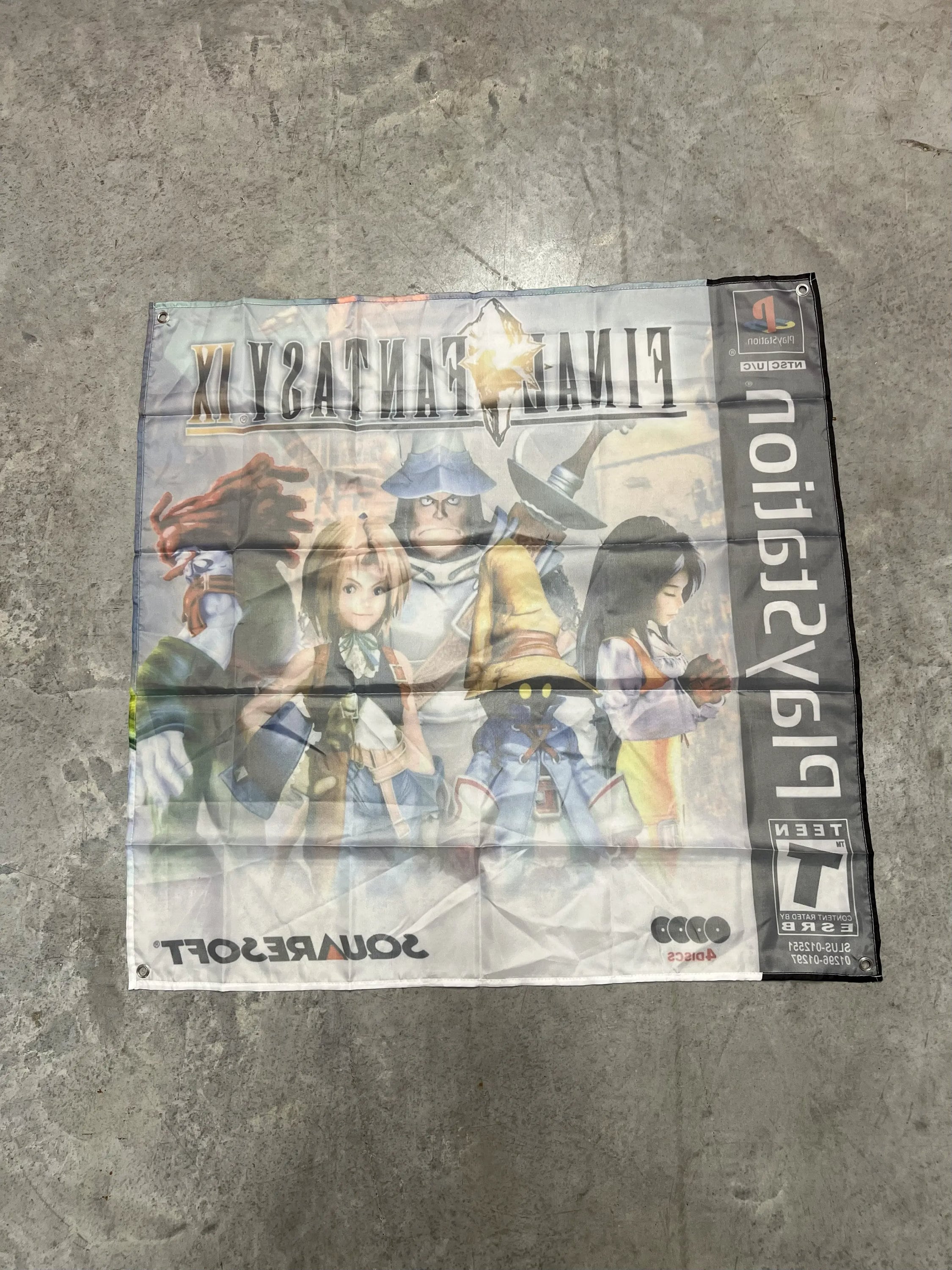 Final Fantasy 9 IX Custom Wall Flag Banner Tapestry 3 X 3 Ft, PS1 ...