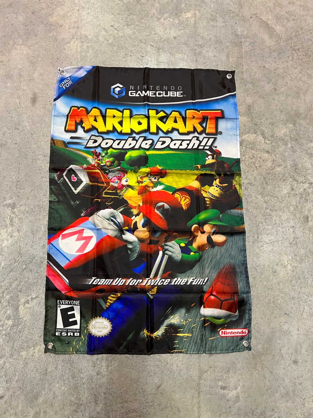 Mario Kart Double Dash Custom Wall Flag Banner Tapestry 2 X 3 Ft ...
