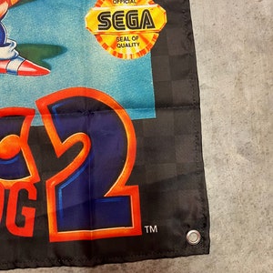 Sonic the Hedgehog 2 Custom Wall Flag Banner Tapestry 2 X 3 Ft, Sega ...
