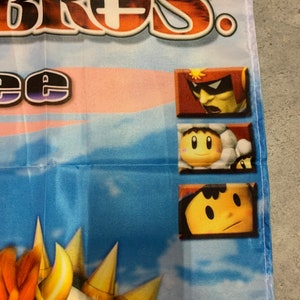Super Smash Bros Melee Custom Wall Flag Banner Tapestry 2 X 3 Ft ...