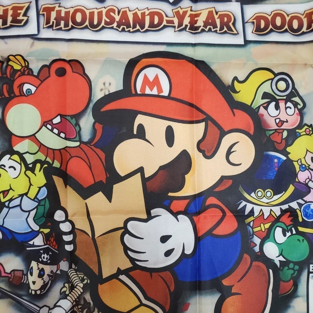 Paper Mario the Thousand Year Door Custom Wall Flag Banner Tapestry 2 X ...