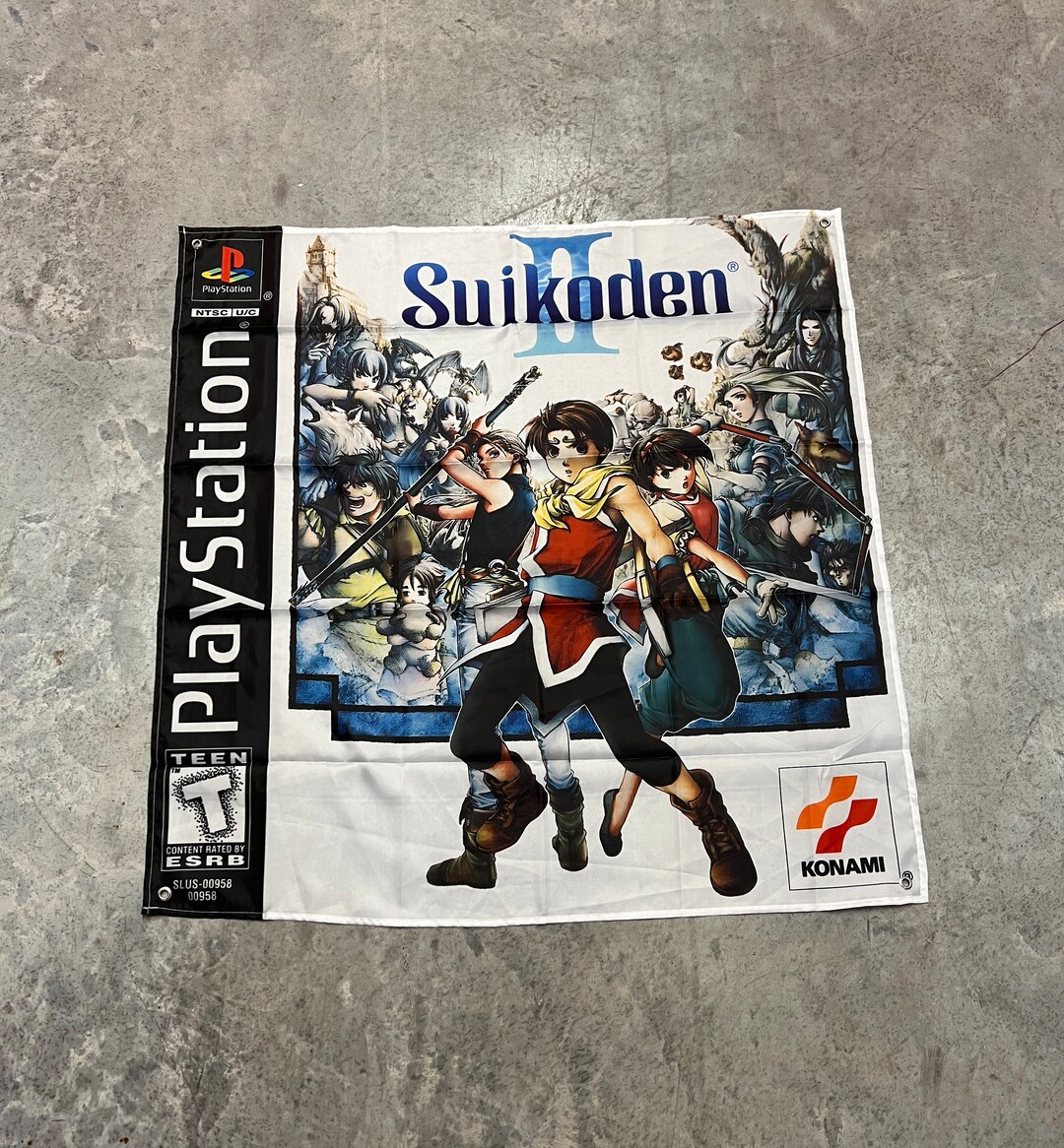 Suikoden 2 Custom Wall Flag Banner Tapestry 3 X 3 Ft, PS1. Playstation ...