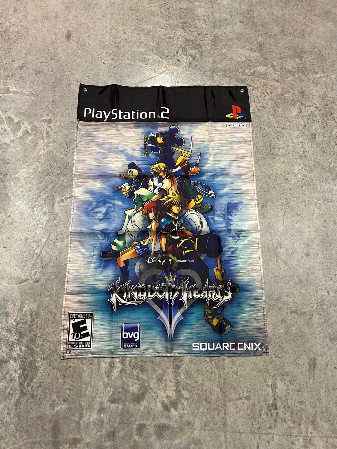 Kingdom Hearts 2 Custom Wall Flag Banner Tapestry 2 X 3 Ft, PS2 ...