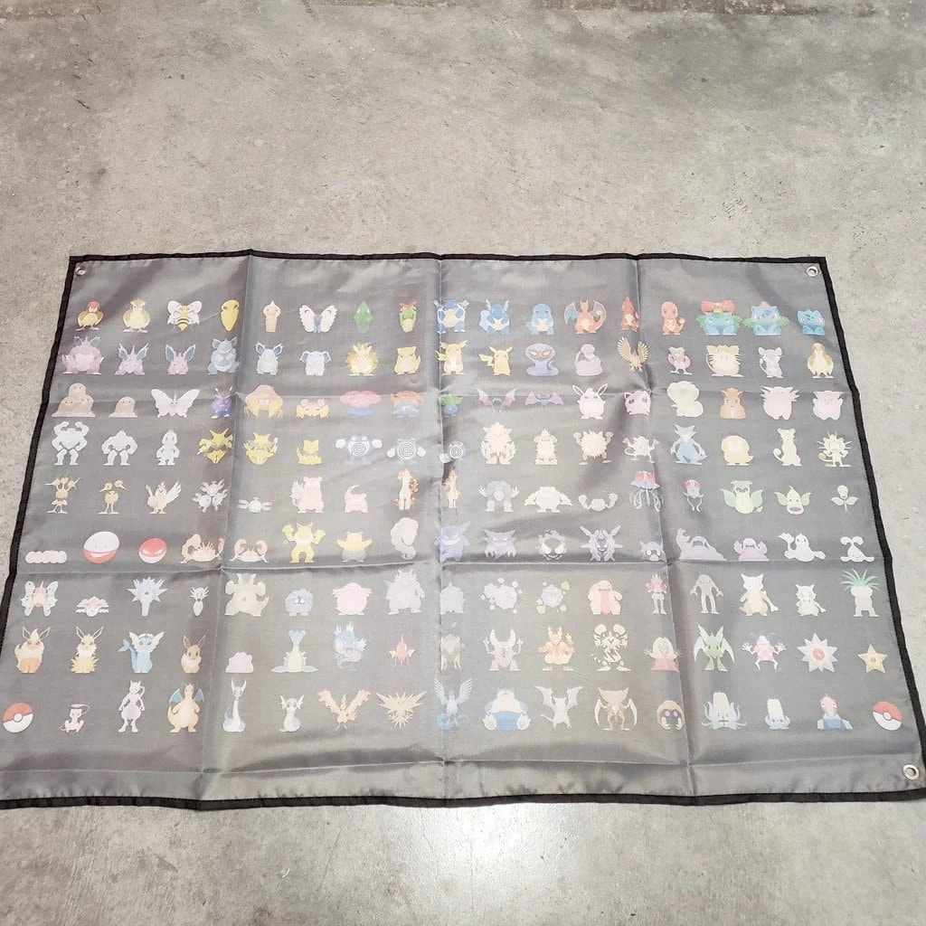 All Gen 1 Pokemon 151 Custom Wall Flag Banner Tapestry 2 X 3 Ft - Etsy
