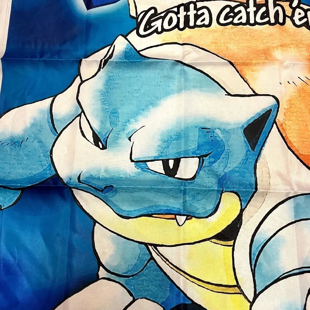 Pokemon Blue Version Custom Wall Flag Banner Tapestry 3 X 3 Ft, Gameboy ...