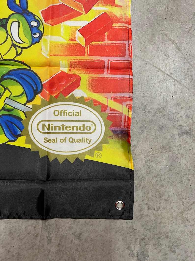 Teenage Mutant Ninja Turtles 2 the Arcade Game Custom Wall Flag Banner ...