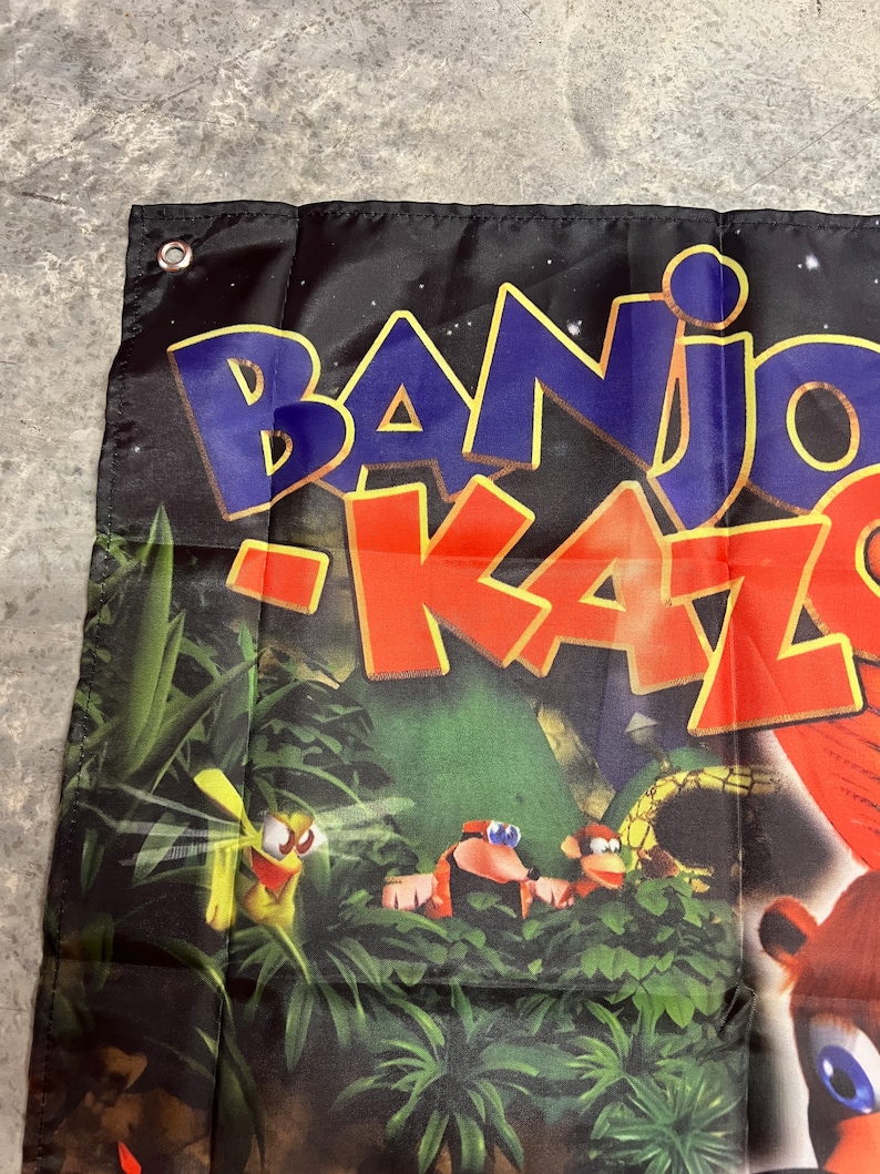 Banjo-kazooie Custom Wall Flag Banner Tapestry 2 X 3 Ft, N64 - Etsy