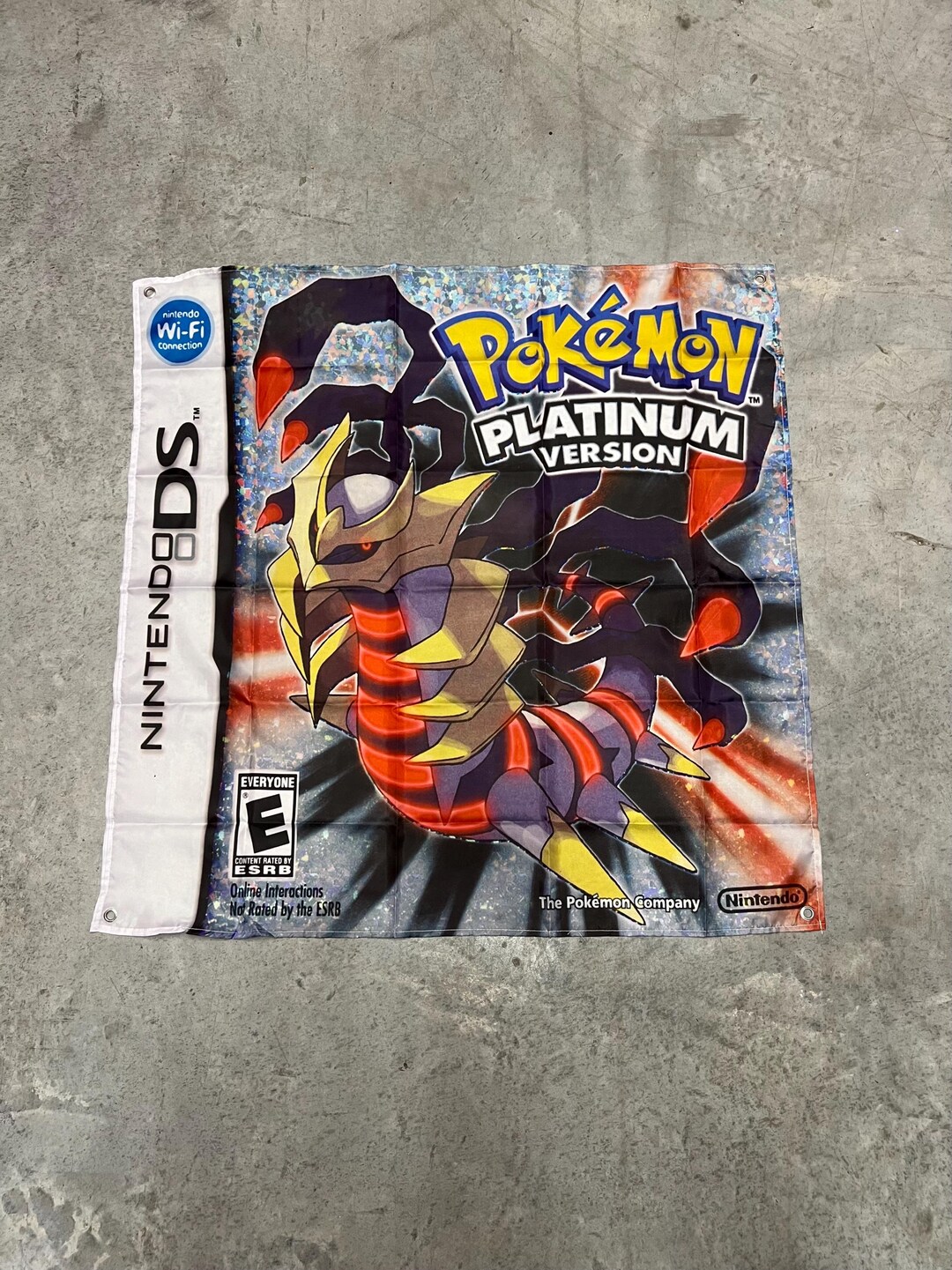 Pokemon Platinum Version Custom Wall Flag Banner Tapestry 3 X 3 Ft ...