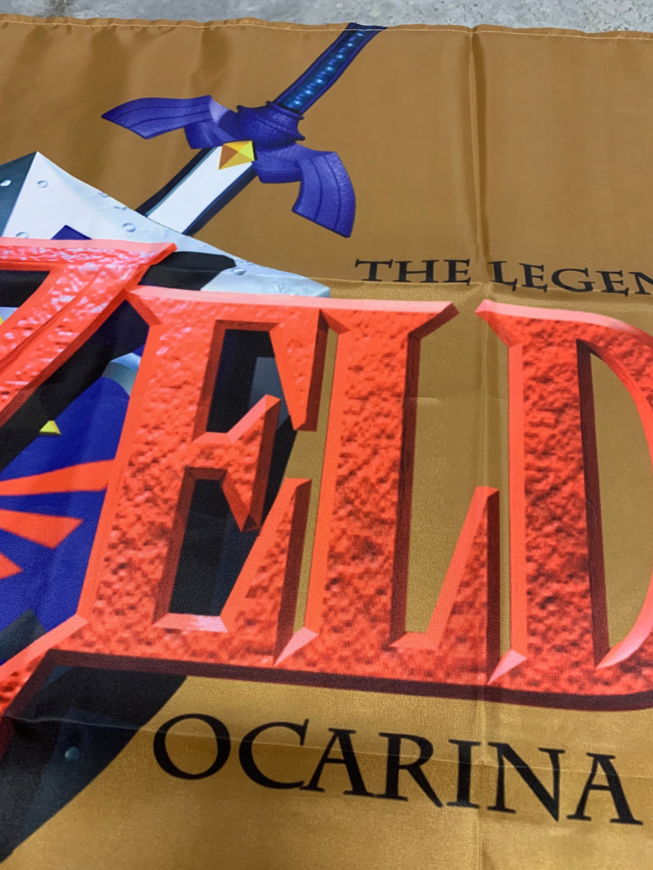 The Legend of Zelda Ocarina of Time Custom Wall Flag Banner Tapestry 2 ...