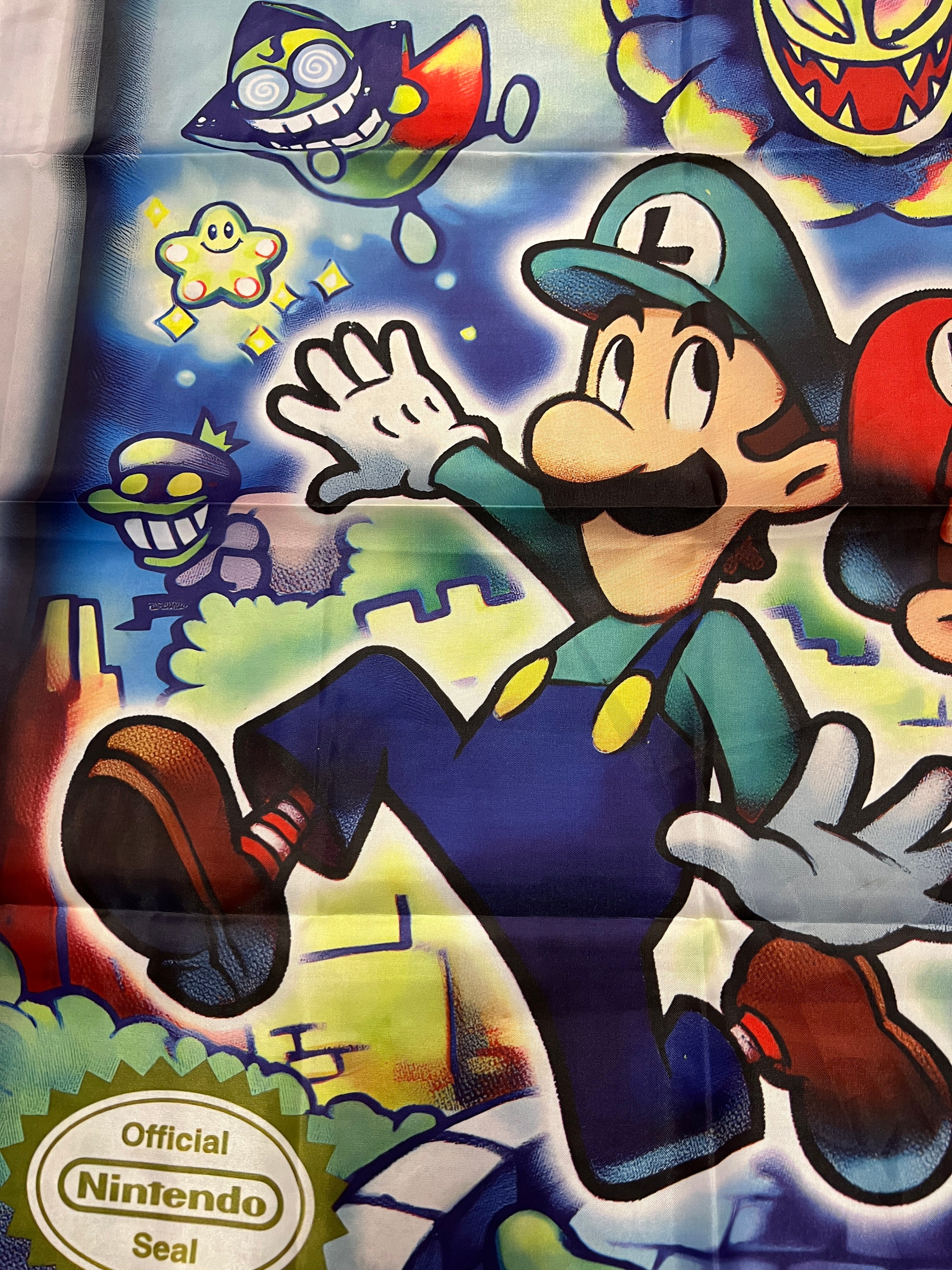 Mario and Luigi Superstar Saga Custom Wall Flag Banner Tapestry 3.25 X ...