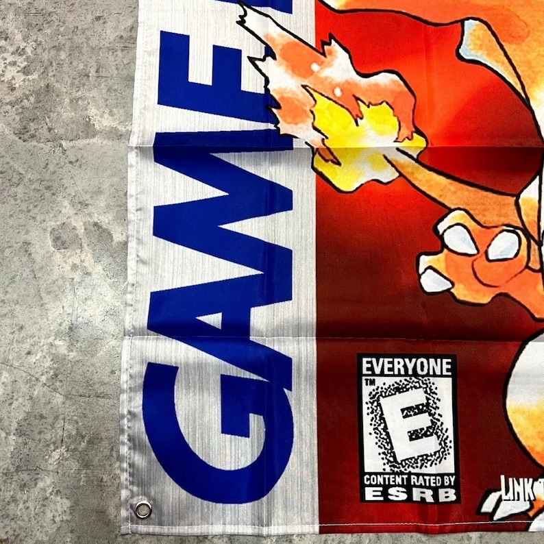 Pokemon Red Version Custom Wall Flag Banner Tapestry 3 X 3 Ft, Gameboy ...