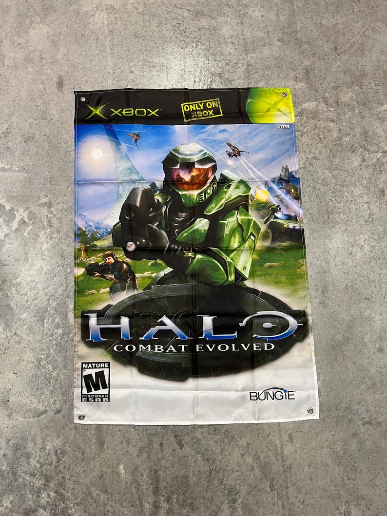 Halo Combat Evolved Custom Wall Flag Banner Tapestry 2 X 3 Ft - Etsy Halo Combat Evolved Custom Wall Flag Banner Tapestry 2 X 3 Ft - Etsy