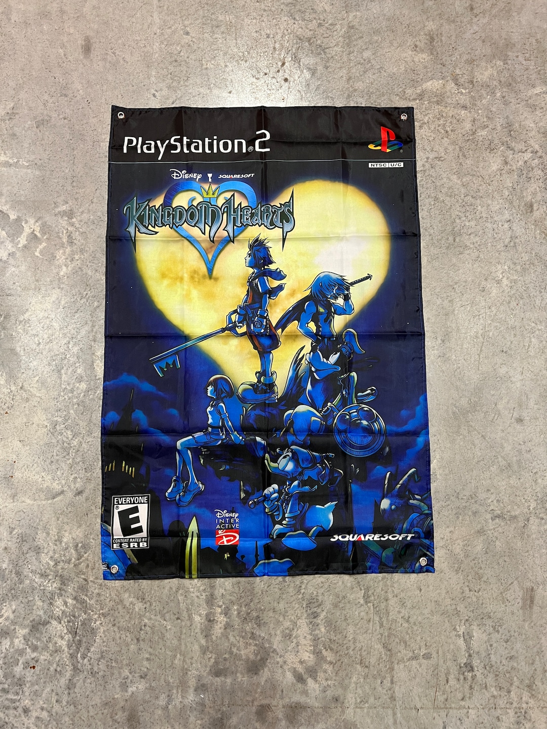 Kingdom Hearts Custom Wall Flag Banner Tapestry 2 X 3 Ft, PS2 ...