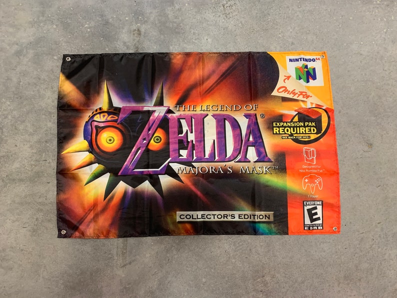 The Legend of Zelda Majora's Mask Custom Wall Flag Banner - Etsy