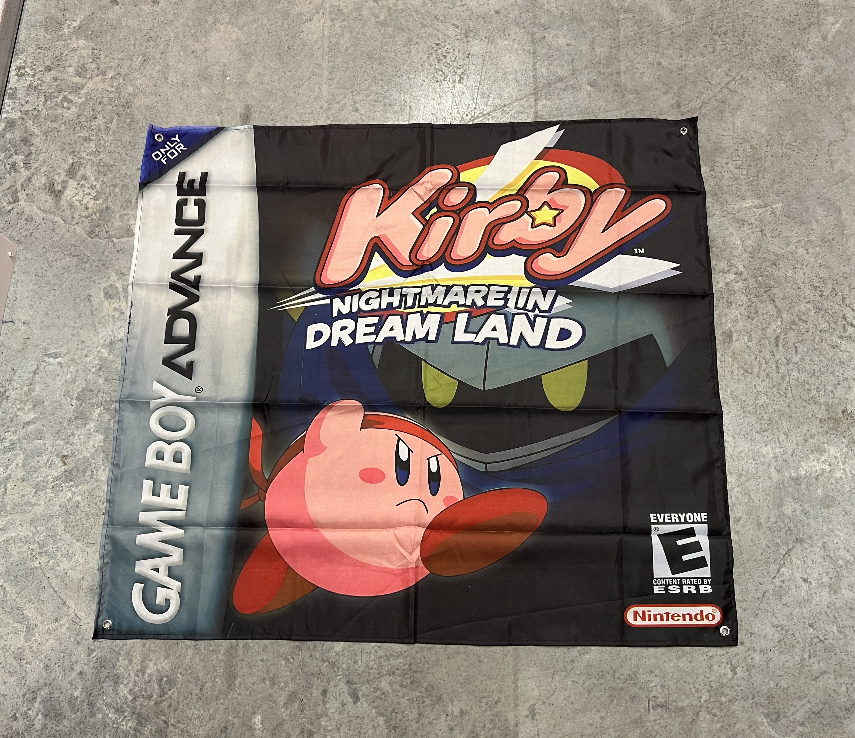 Kirby Nightmare in Dream Land Custom Wall Flag Banner Tapestry 3.25 X 3 ...