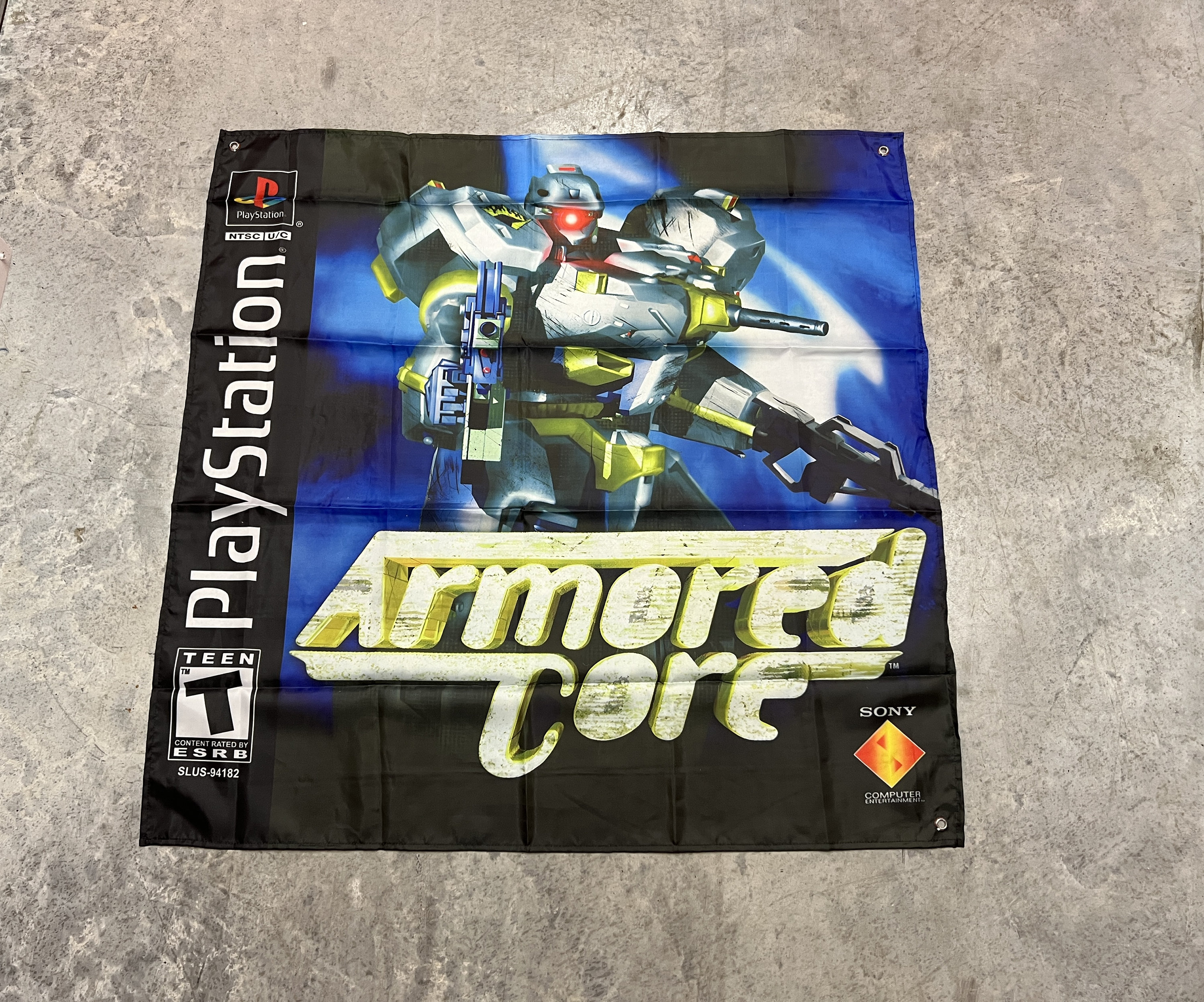 Armored Core Custom Wall Flag Banner Tapestry 3 X 3 Ft, PS1 ...