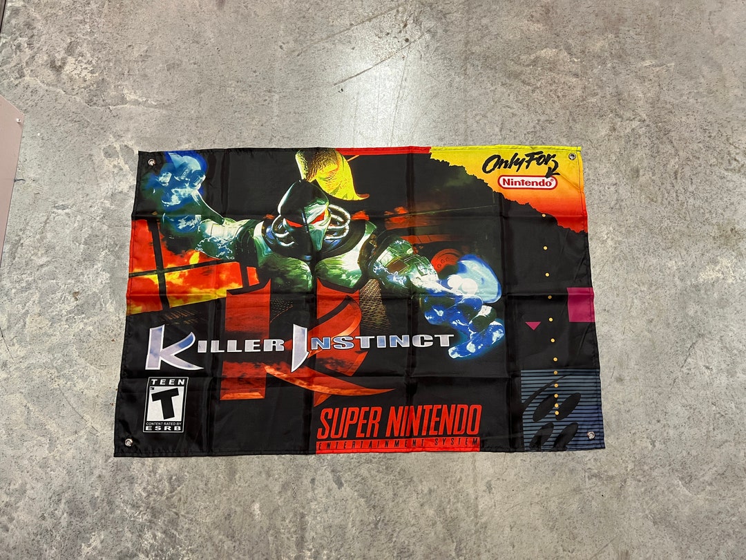 Killer Instinct Custom Wall Flag Banner Tapestry 2 X 3 Ft, SNES - Etsy