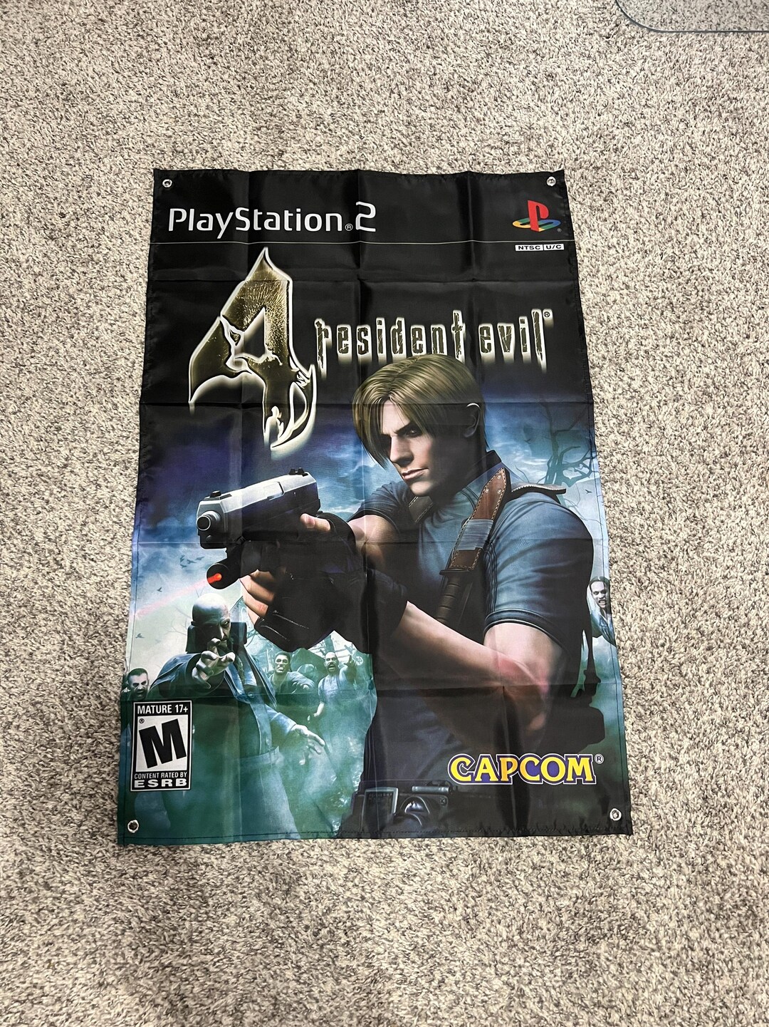 Resident Evil 4 Custom Wall Flag Banner Tapestry 2 X 3 Ft, PS2 - Etsy
