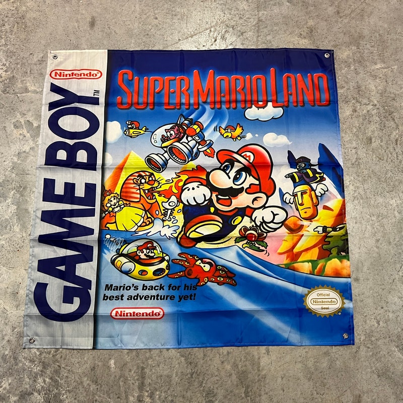 Mario Flag - Etsy