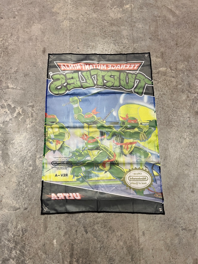 Teenage Mutant Ninja Turtles Custom Wall Flag Banner Tapestry 2 X 3 Ft ...