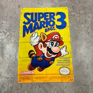 Super Mario Bros 3 Custom Wall Flag Banner Tapestry 2 X 3 Ft, NES - Etsy