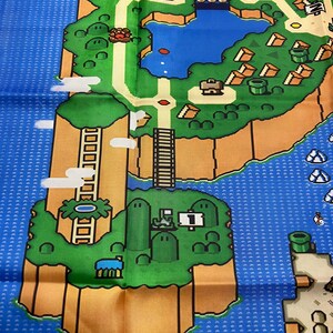 Super Mario World Map Custom Wall Flag Banner Tapestry 2 X 3 Ft, SNES ...
