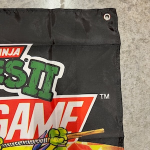 Teenage Mutant Ninja Turtles 2 the Arcade Game Custom Wall Flag Banner ...