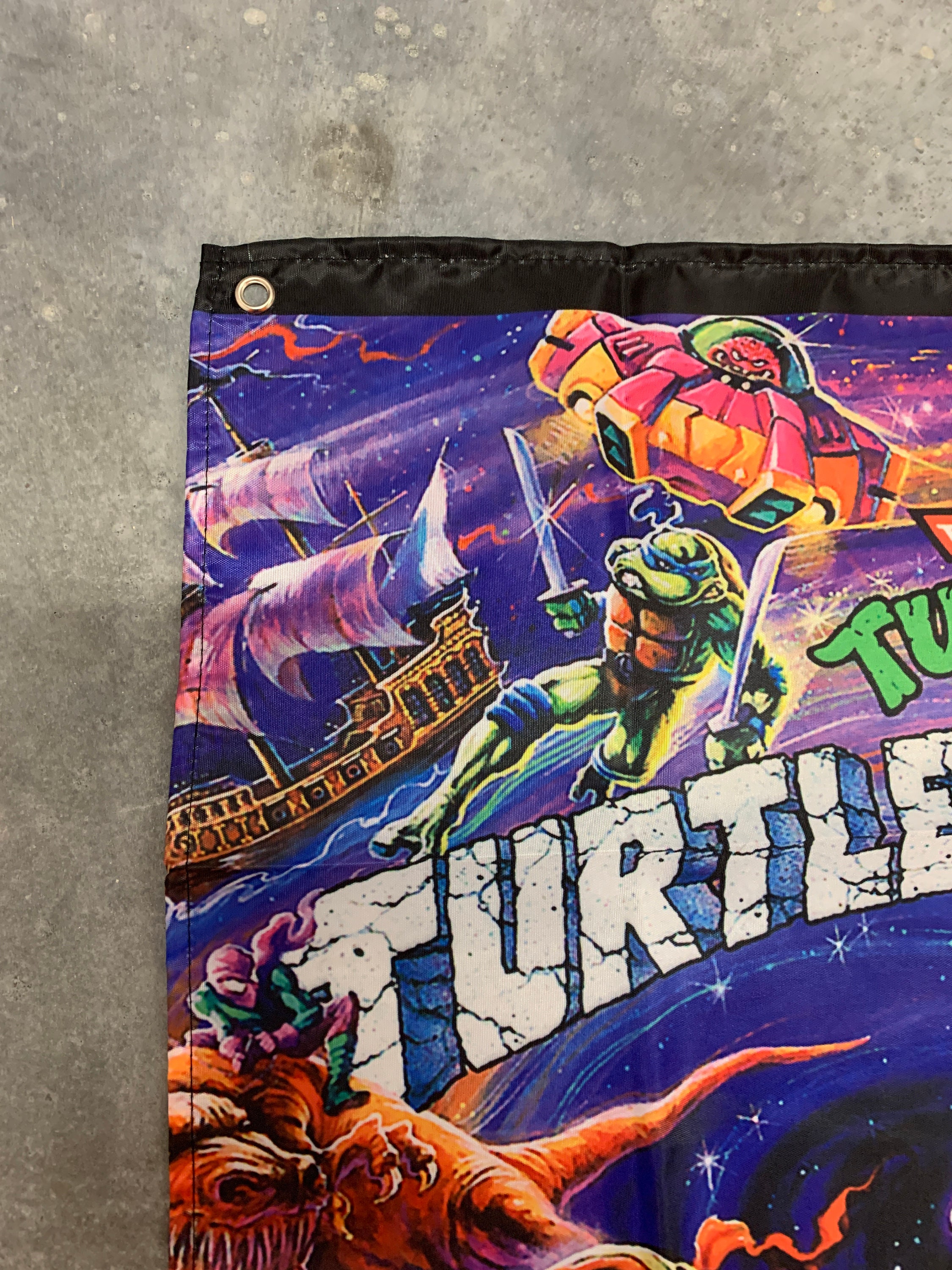 Teenage Mutant Ninja Turtles IV Turtles in Time Wall Flag Tapestry 2 X ...