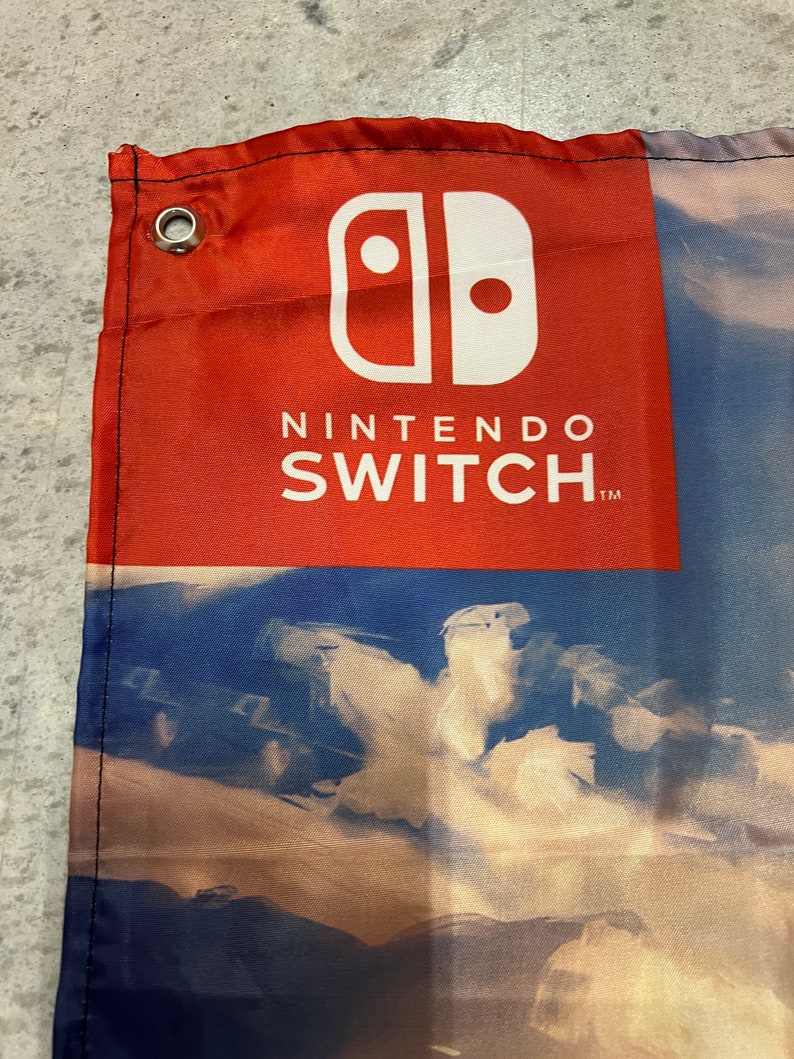 The Legend of Zelda Breath of the Wild Nintendo Switch Custom Wall Flag ...