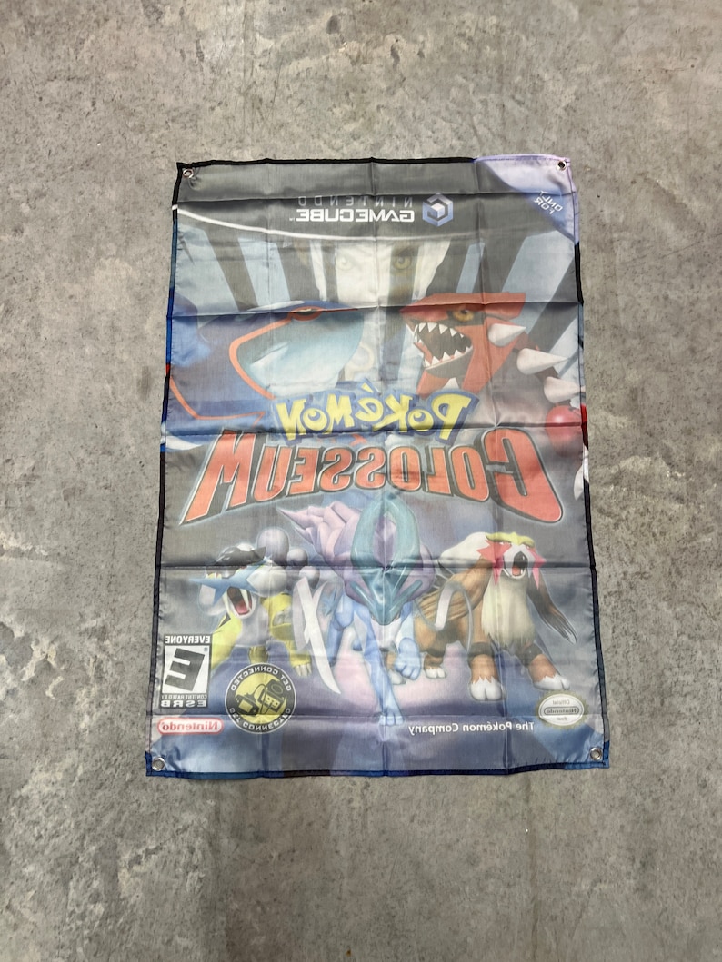 Pokemon Colosseum Custom Wall Flag Banner Tapestry 2 X 3 Ft, Gamecube ...