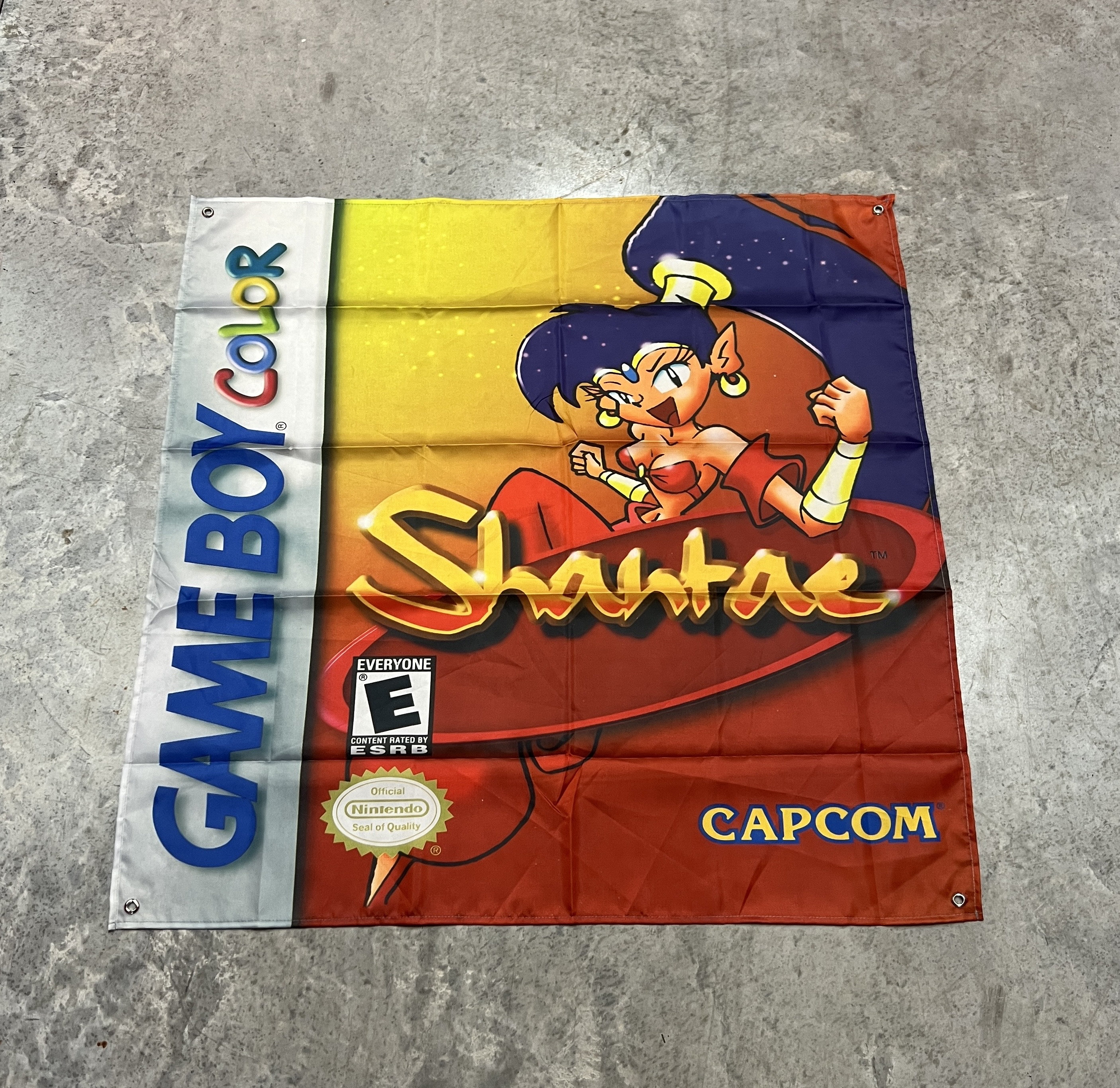 Shantae Custom Wall Flag Banner Tapestry 3 X 3 Ft, GBC, Gameboy Color ...