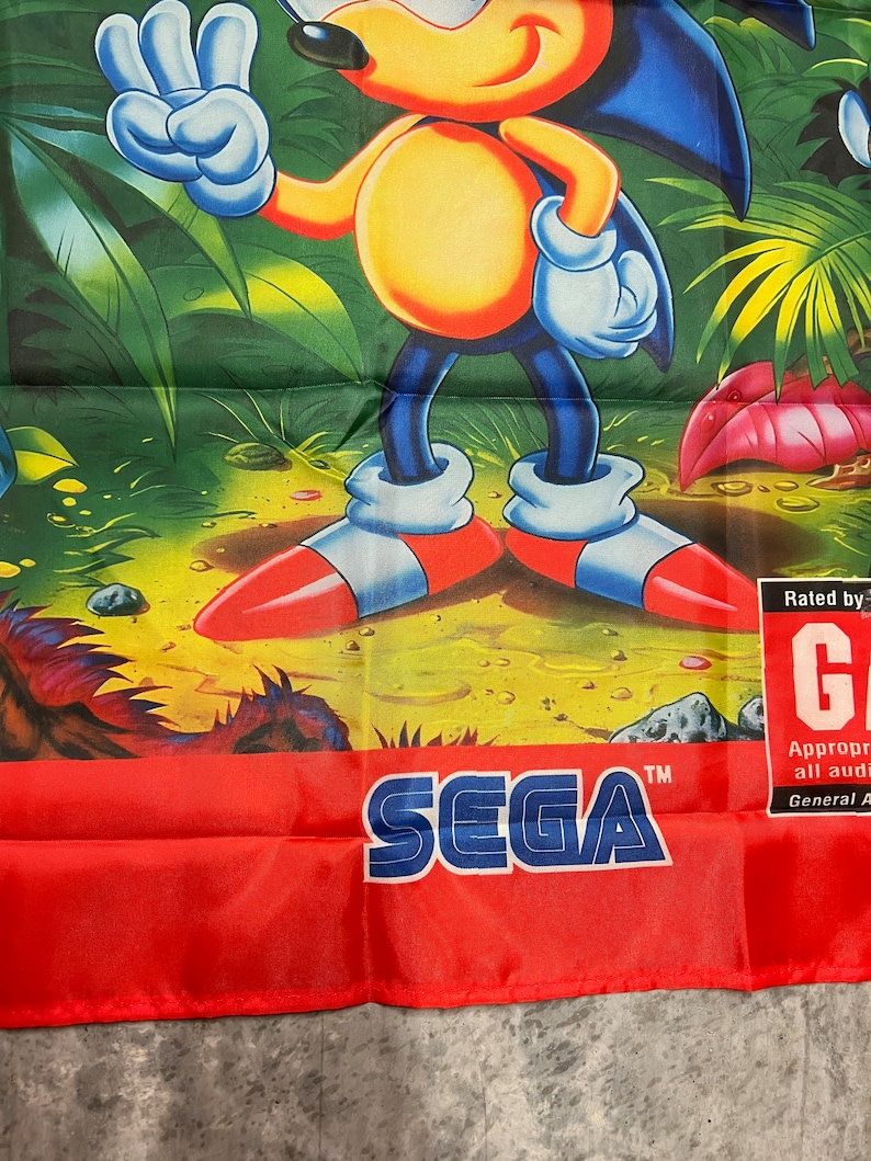 Sonic the Hedgehog 3 Custom Wall Flag Banner Tapestry 2 X 3 - Etsy