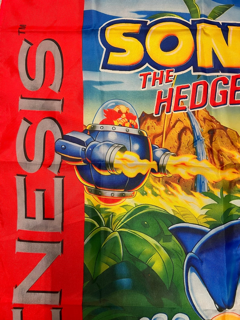Sonic the Hedgehog 3 Custom Wall Flag Banner Tapestry 2 X 3 Ft, Sega ...
