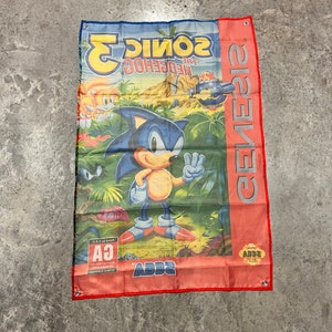 Sonic the Hedgehog 3 Custom Wall Flag Banner Tapestry 2 X 3 Ft, Sega ...