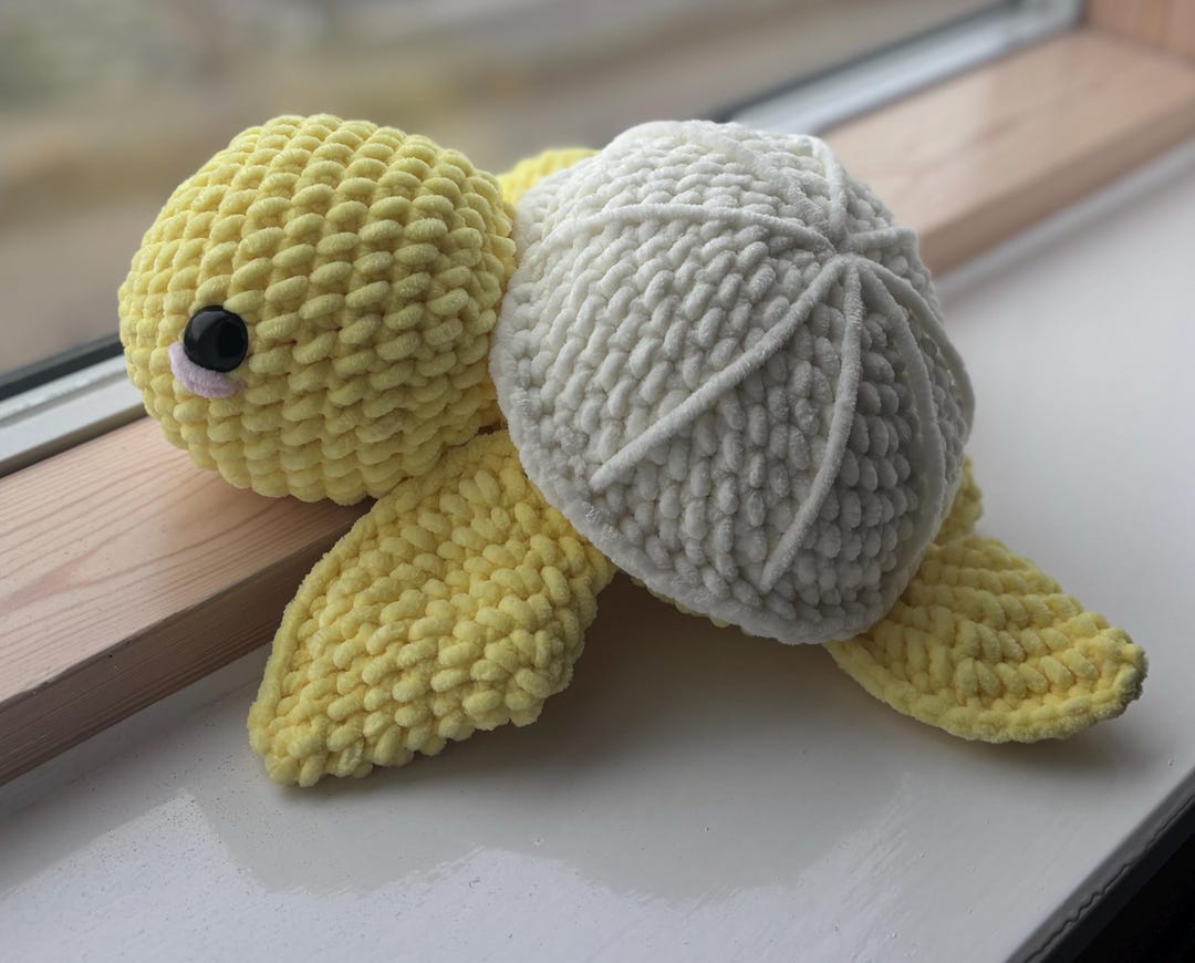 Crochet Lemon Turtle - Etsy