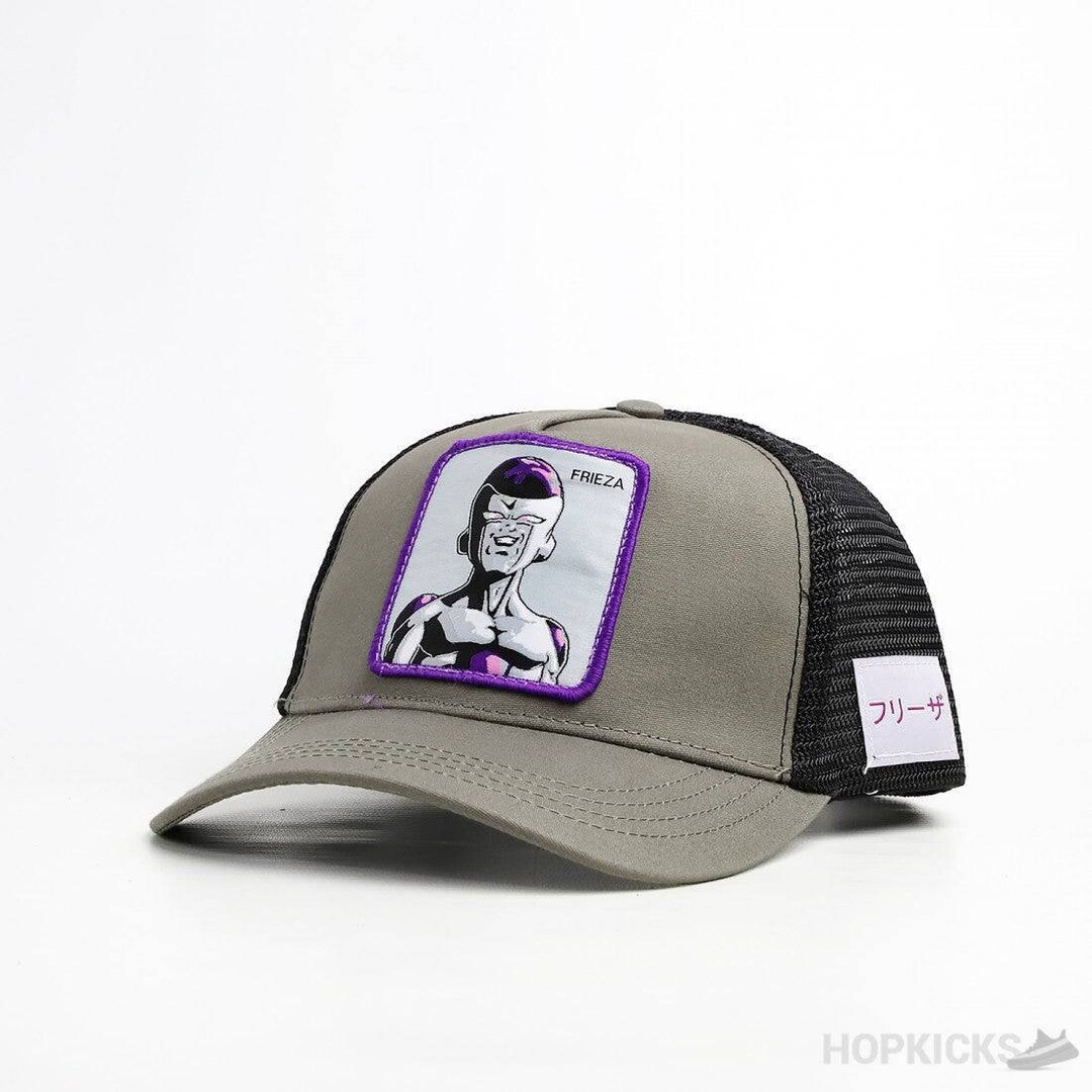 Dragon Ball Universe Frieza Trucker Grey Black Cap Channel Your Inner ...