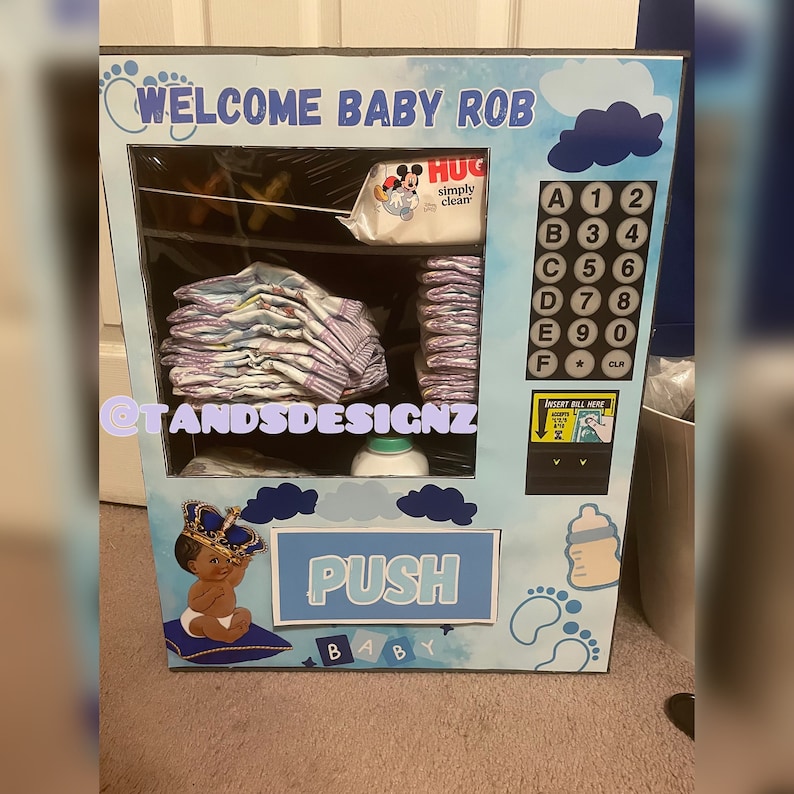 Baby Shower Girl/boy Vending Machine Filled - Etsy
