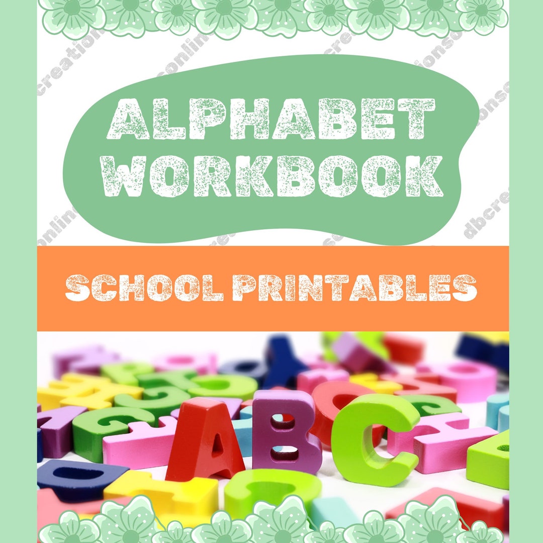 Preschool, Kindergarten Alphabet Learning Worksheets | Printable ...