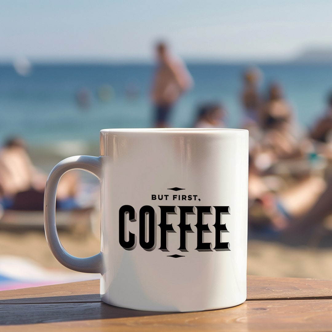 BUT FIRST COFFEE Mug, Coffee Lover Cup, Coffee Enthusiast Mug, Gift for ...