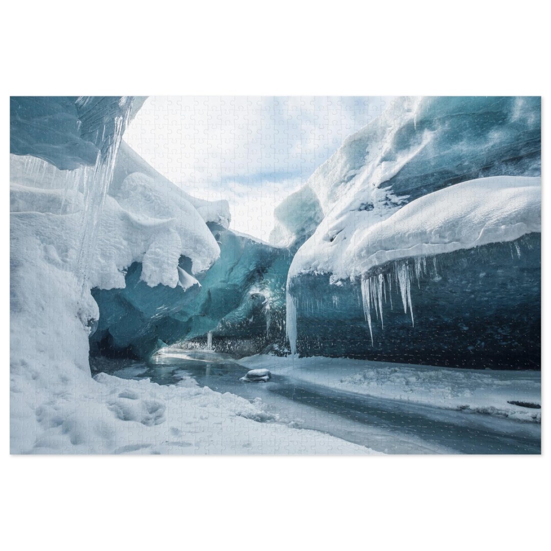 Cool Icicle Cave Jigsaw Puzzle Design Gift 30, 110, 252, 500,1000-piece ...
