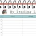 Printable Reading Log - Spiral Notebook Theme - Etsy